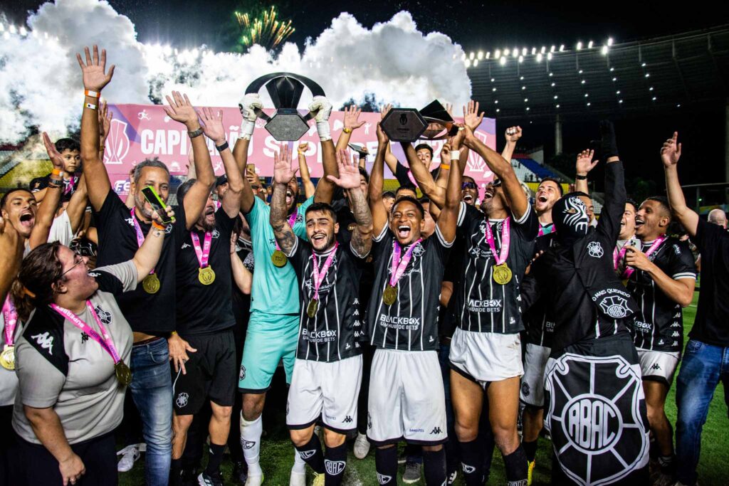 Rio Branco AC SAF comemora o título do Capixabão Superbet, pelo segundo ...